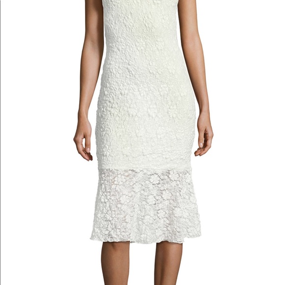 French Connection | Dresses | French Connection White Havana Lace Midi ...